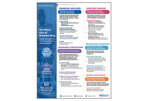 Programs and Services Flyer | NEA Member Benefits