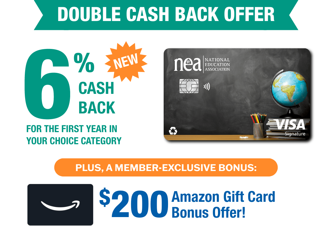 NEA Customized Cash Rewards Credit Card