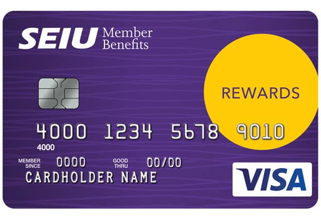 SEIU Credit Card | Visa Rewards Card & Visa Cash Back Credit Card
